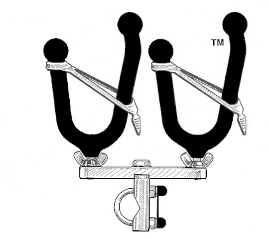 All Rite Pack Rack / Tubular Mounting - Double|