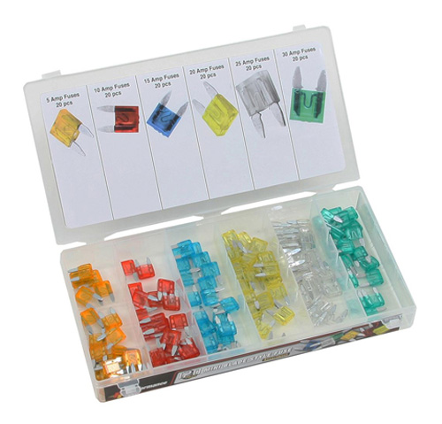 120 Pc Mini Fuse Assortment|