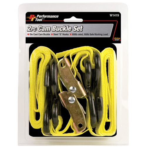 2 Piece 1" X 6' Cam Buckle Tiedown|