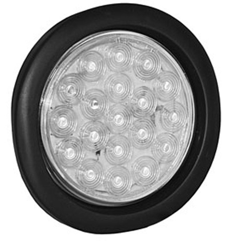 4" Round Clear Strobe Light|
