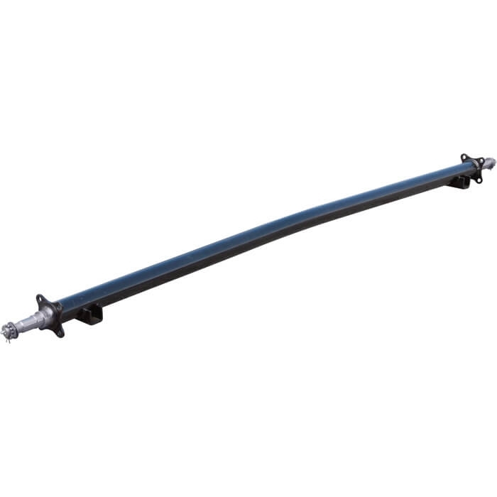90" Round Trailer Axle, 7000 Lb load, Stepped Spindle, Brake Flanged ...