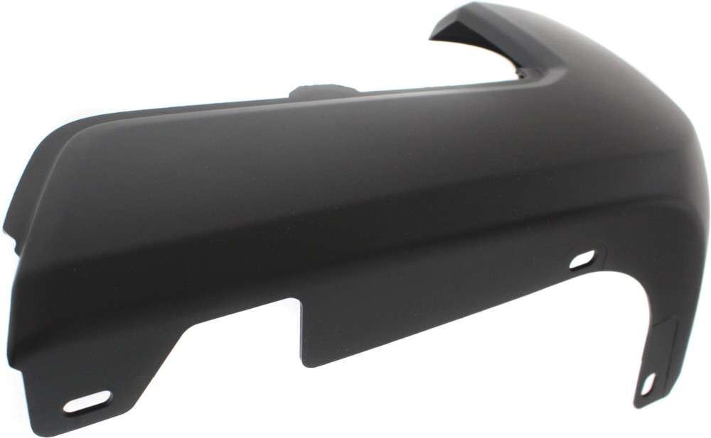 Toyota Rear, Passenger Side Bumper End End-Painted Black, Plastic ...