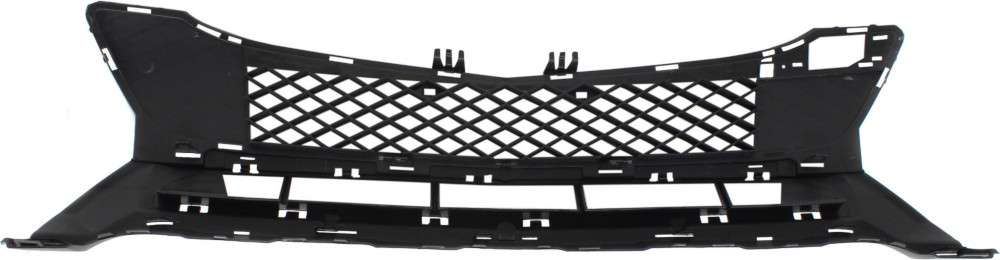 Mercedes Benz Center Bumper Grille-Textured Black, Plastic ...