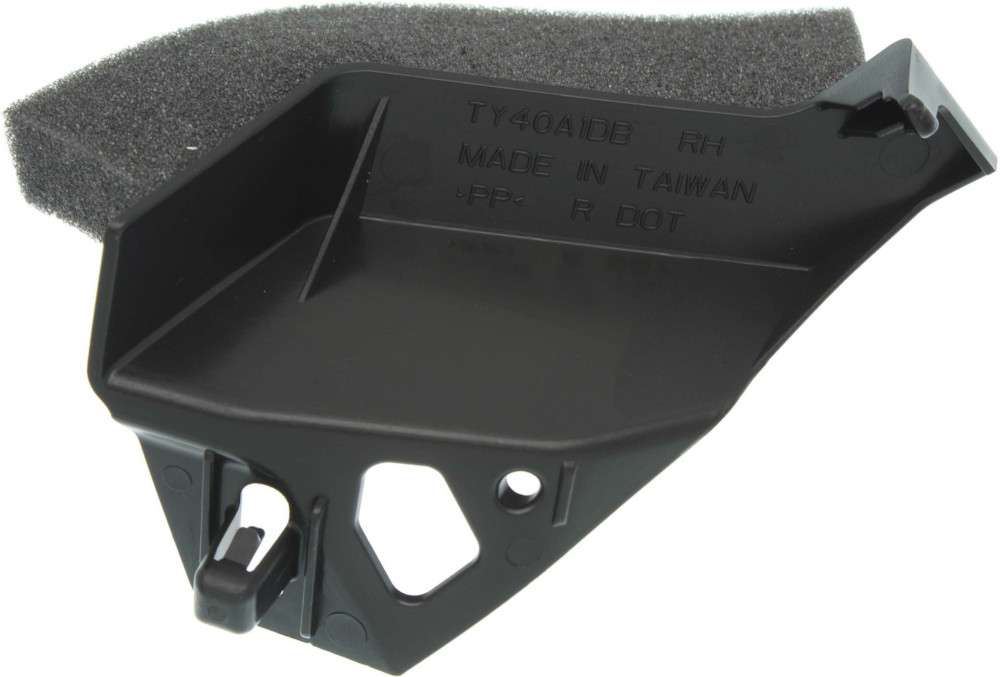 Toyota Front, Passenger Side Bumper Filler-Black | Replacement RT04050003,