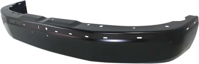 GMC, Chevrolet Front Bumper-Painted Black, Steel | Replacement REPC010102,