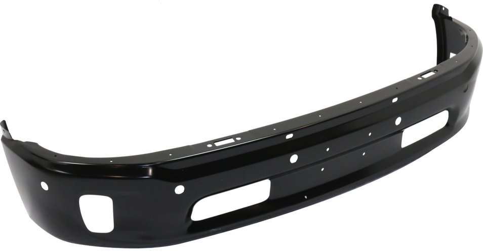 Front, Lower Bumper Replacement Bumper-Painted Black, Steel ...