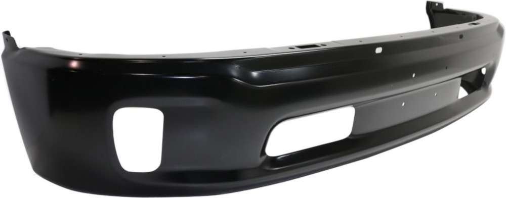 Front, Lower Bumper Replacement Bumper-Painted Black, Steel ...