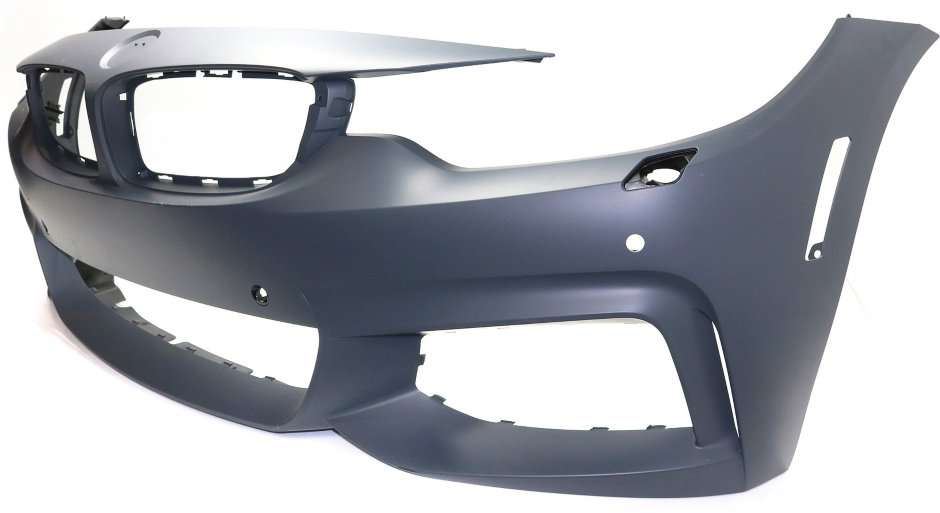 BMW Front Bumper Cover-Primed, Plastic | Replacement REPBM010318PQ,