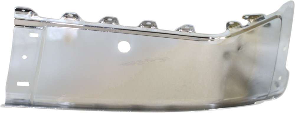 Chevrolet, GMC Rear, Driver Side Bumper End-Chrome, Steel | Replacement ...