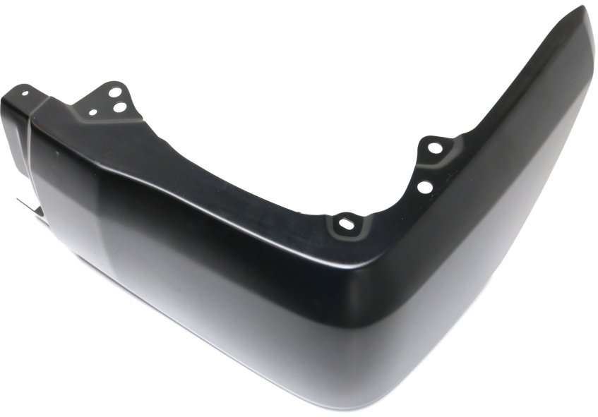 Toyota Rear, Driver Side Bumper End-Textured, Steel | Replacement REPT761128,