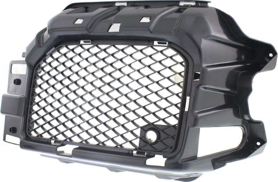 Mercedes Benz Passenger Side Bumper Grille-Textured Black, Plastic ...