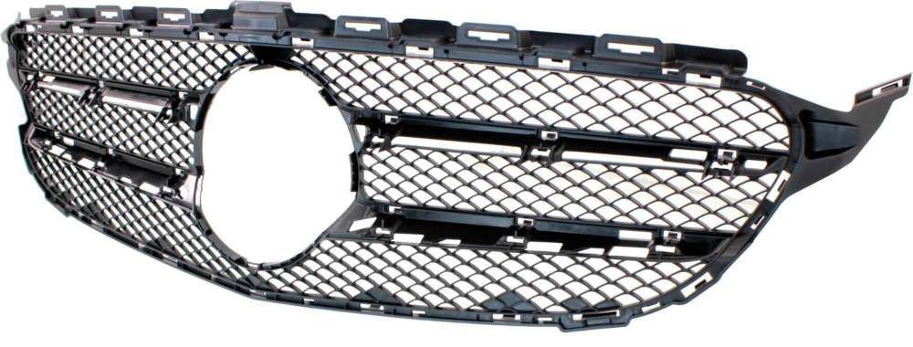 Mercedes Benz Bumper Grille-Textured Black, Plastic | Replacement ...