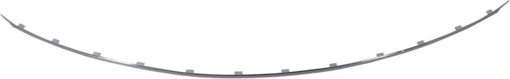 Mercedes Benz Rear, Center Bumper Trim-Chrome | Replacement REPM763506,