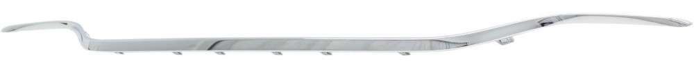 Mercedes Benz Rear, Center Bumper Trim-Chrome, Plastic | Replacement ...
