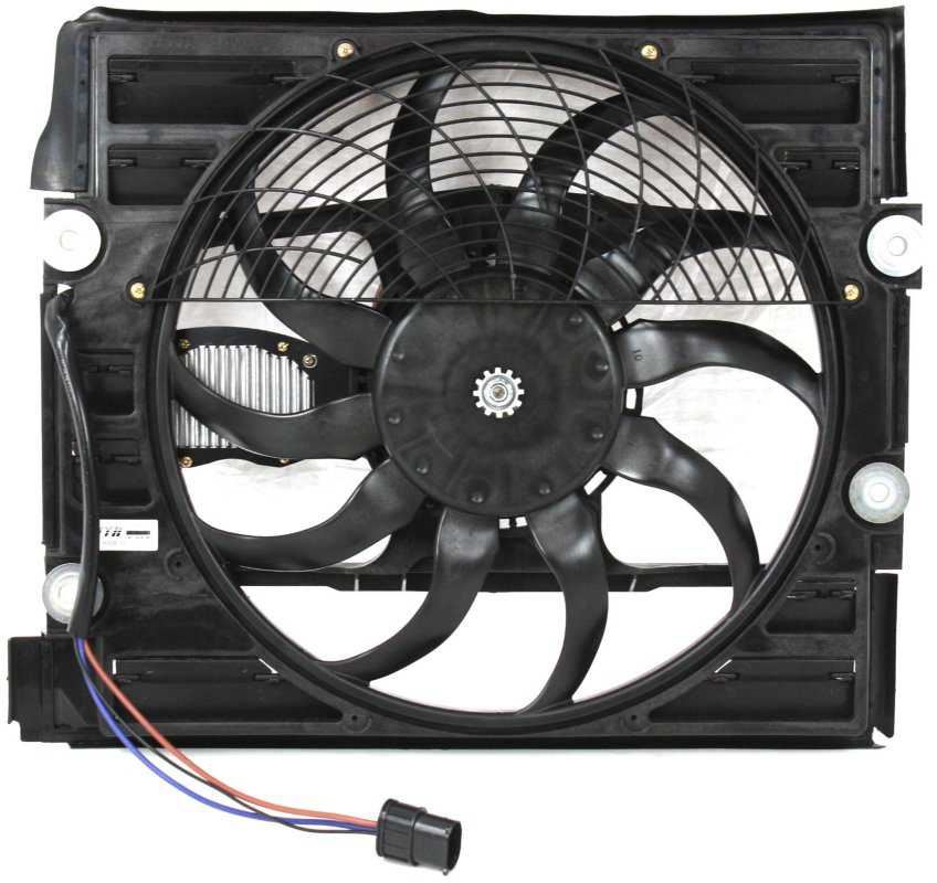 BMW Cooling Fan Assembly-Single fan, A/C Condenser Fan | Replacement ...