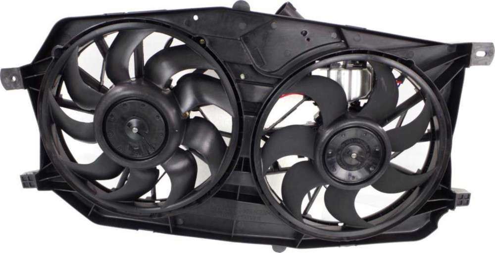 Mercury, Ford Cooling Fan Assembly-Dual fan, Radiator and A/C Condenser ...