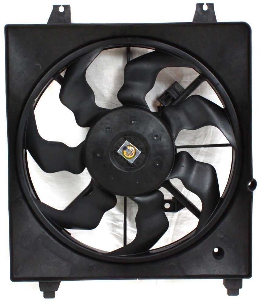 Hyundai Driver Side Cooling Fan Assembly-Single fan, Radiator Fan ...