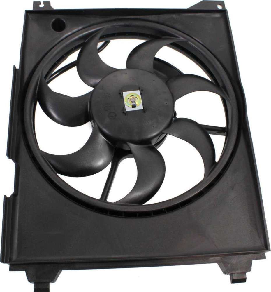Kia, Hyundai Driver Side Cooling Fan Assembly-Single fan, A/C Condenser ...