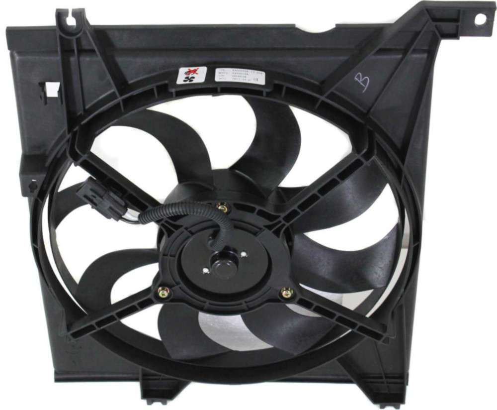 Kia Driver Side Cooling Fan Assembly-Single fan, Radiator Fan ...