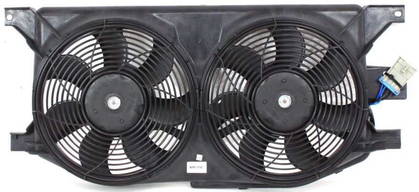 Mercedes Benz Outer Cooling Fan Assembly-Dual fan, Radiator Fan ...