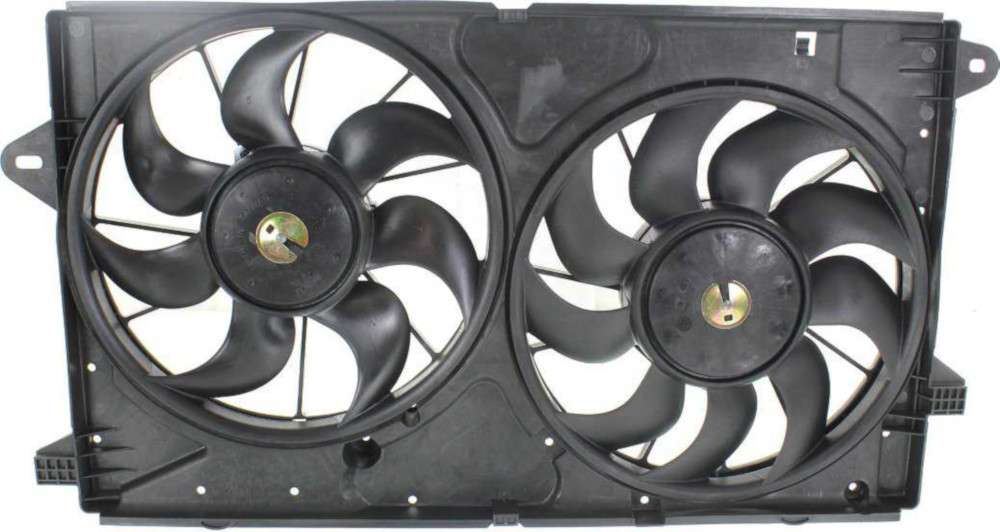Cadillac, Chevrolet Cooling Fan Assembly-Dual fan, Radiator Fan ...