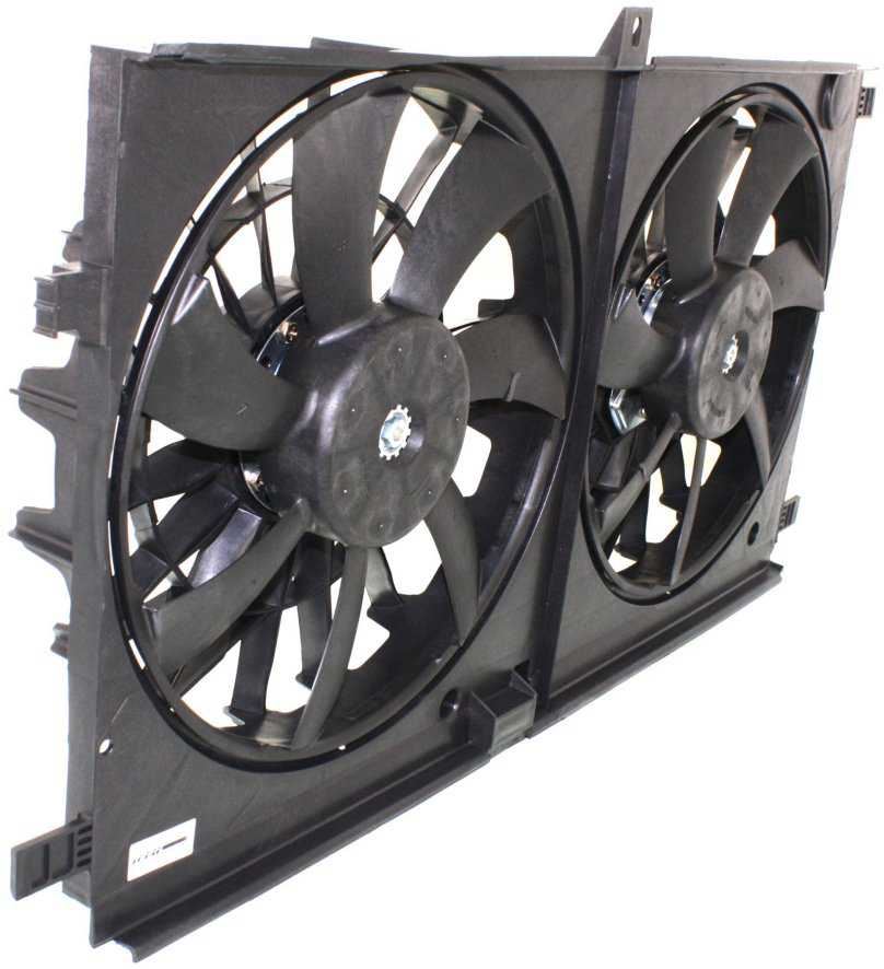 Dodge, Jeep, Chrysler Cooling Fan Assembly-Dual fan, Radiator Fan ...