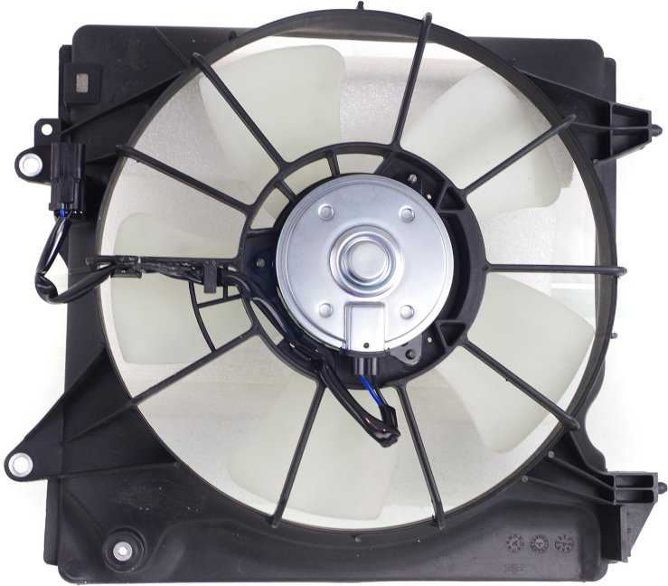 Honda Driver Side Cooling Fan Assembly-Single fan, Radiator Fan ...