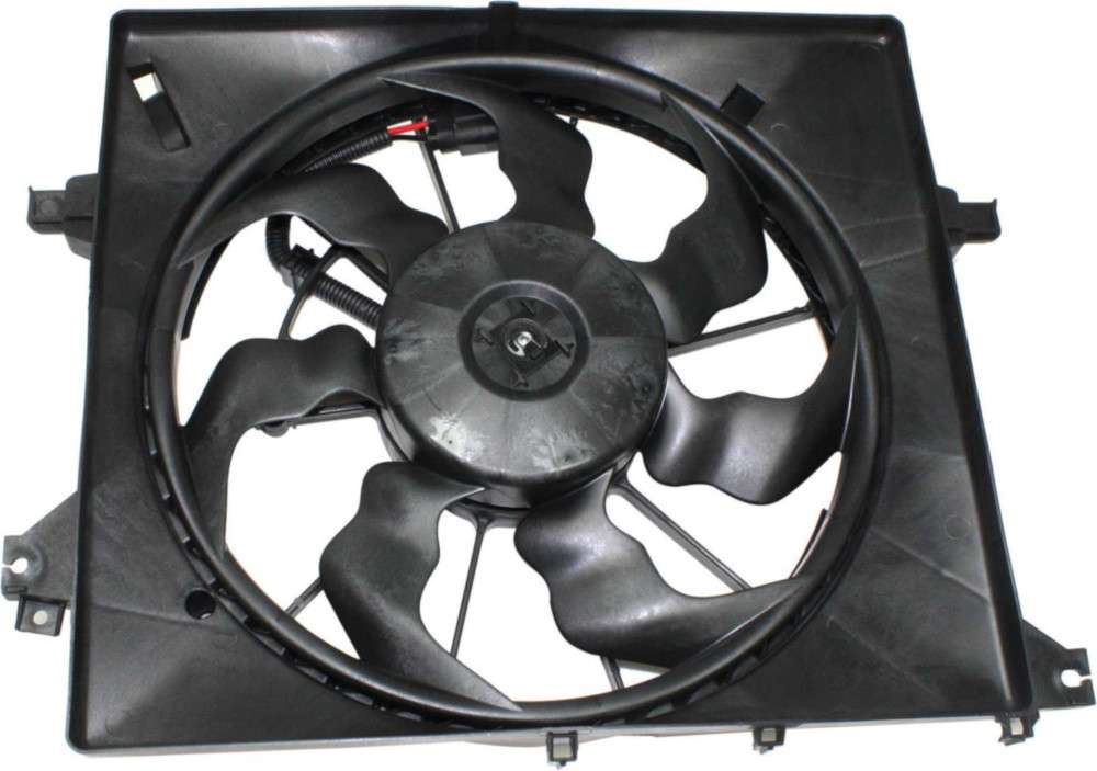 Kia Cooling Fan Assembly-Single fan, Radiator Fan | Replacement REPK160923,