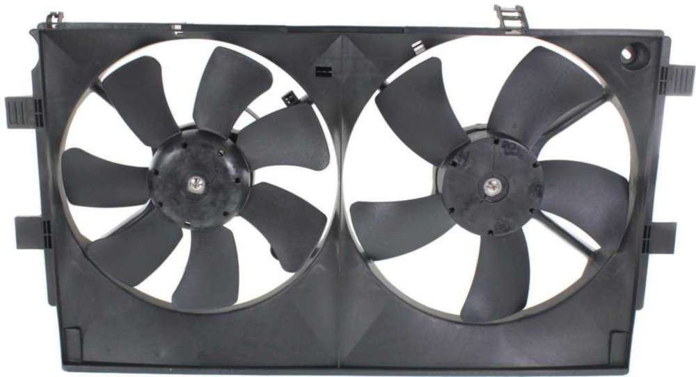 Mitsubishi Passenger Side Cooling Fan Assembly-Dual fan, Radiator Fan ...