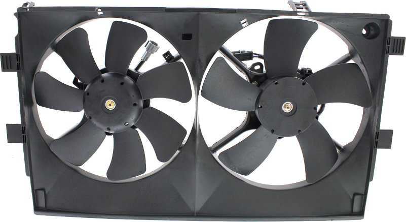 Mitsubishi Driver Side Cooling Fan Assembly-Dual fan, Radiator Fan ...