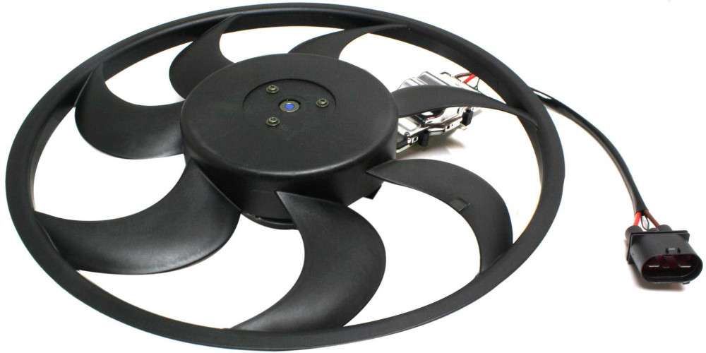 Porsche, Audi, Volkswagen Passenger Side Cooling Fan Assembly-Single ...