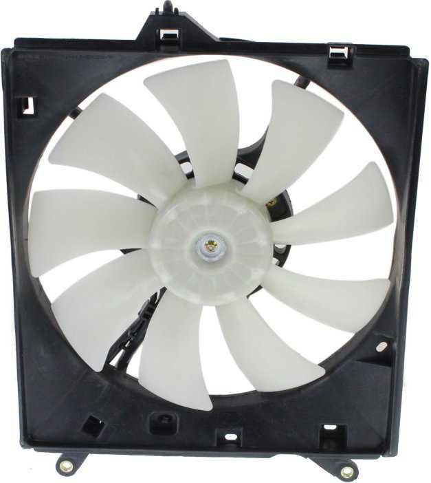 Toyota Passenger Side Cooling Fan Assembly-Single fan, A/C Condenser ...