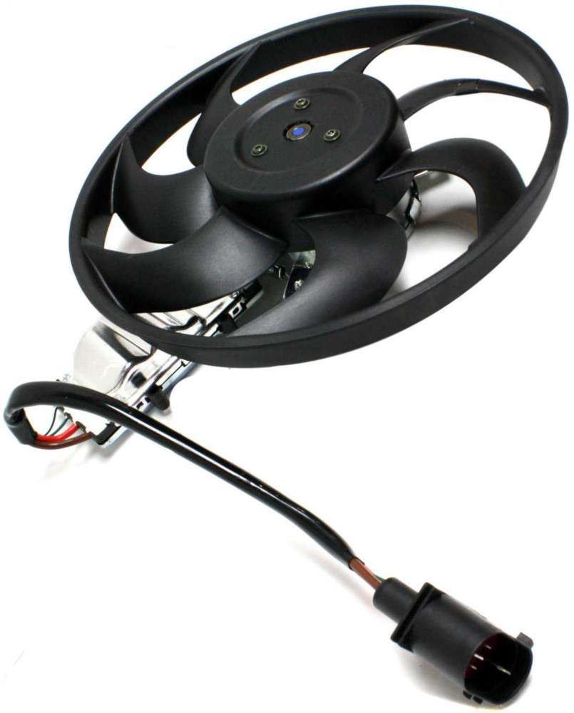 Audi, Porsche, Volkswagen Driver Side Cooling Fan Assembly-Single fan ...