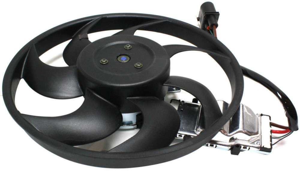 Audi, Porsche, Volkswagen Driver Side Cooling Fan Assembly-Single fan ...