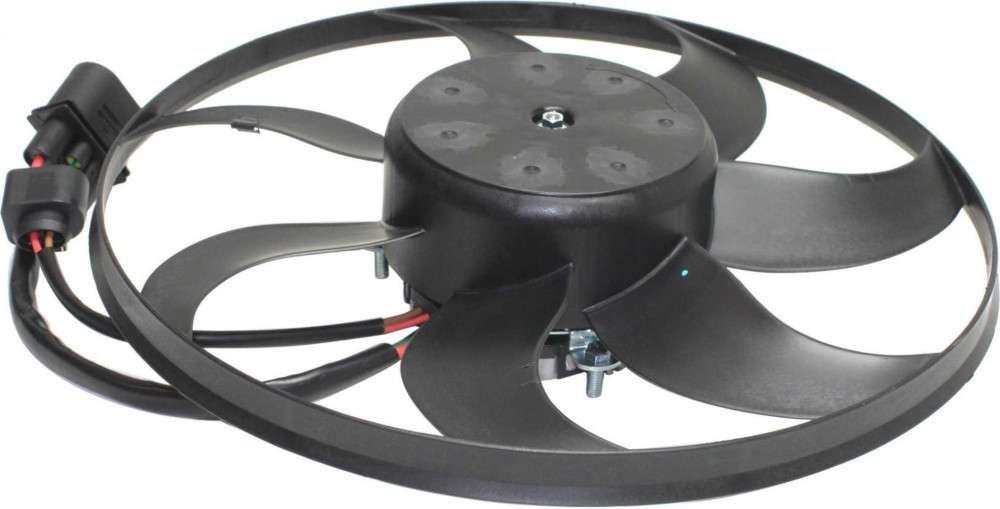 Volkswagen Driver Side Cooling Fan Assembly-Single fan, Radiator Fan ...