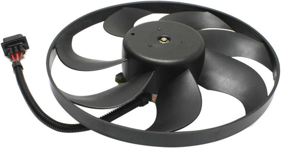 Volkswagen Driver Side Cooling Fan Assembly-Single fan, Radiator Fan ...