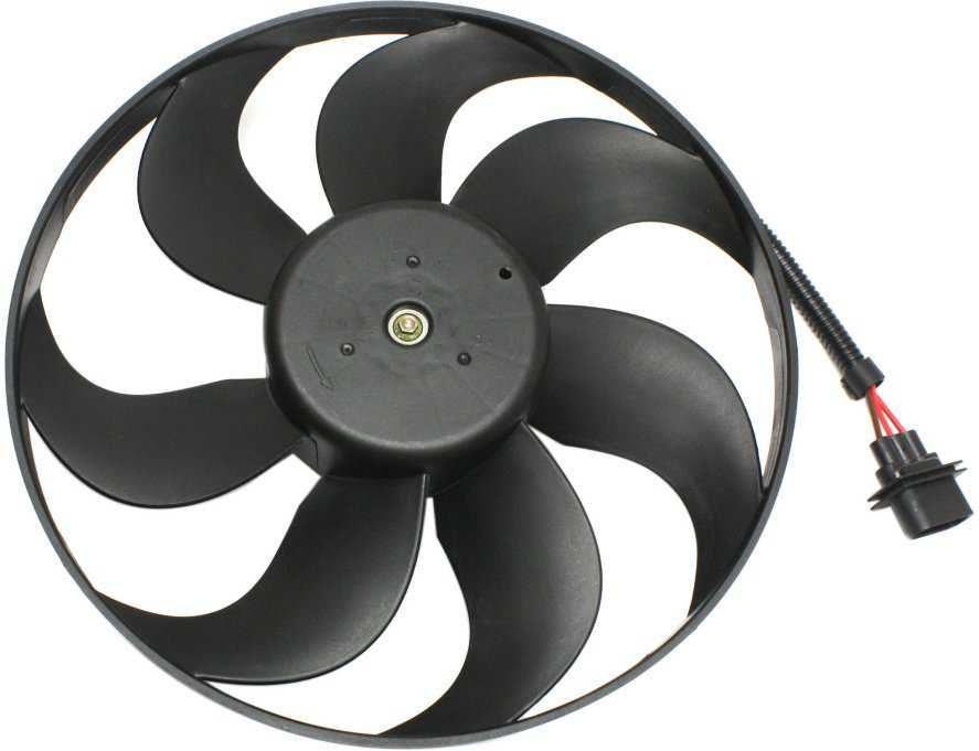 Volkswagen Driver Side Cooling Fan Assembly-Single fan, Radiator Fan ...
