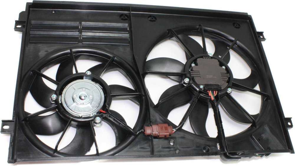 Volkswagen, Audi Cooling Fan Assembly-Dual fan, Radiator Fan ...