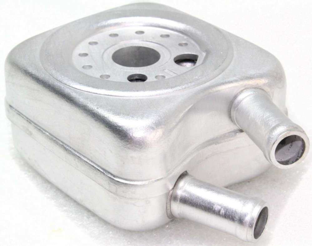 Audi, Volkswagen Oil Cooler-Factory Finish, Aluminum, Engine Oil Cooler ...