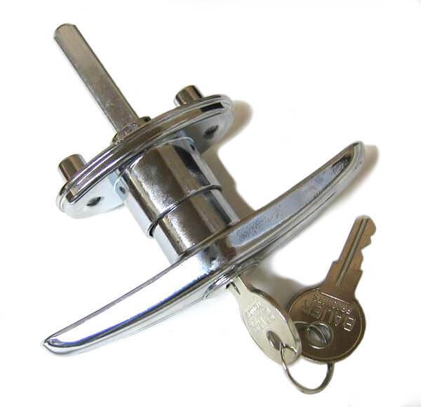 Bauer Chrome Clockwise T-Handle Lock Kit | Bauer T311C|