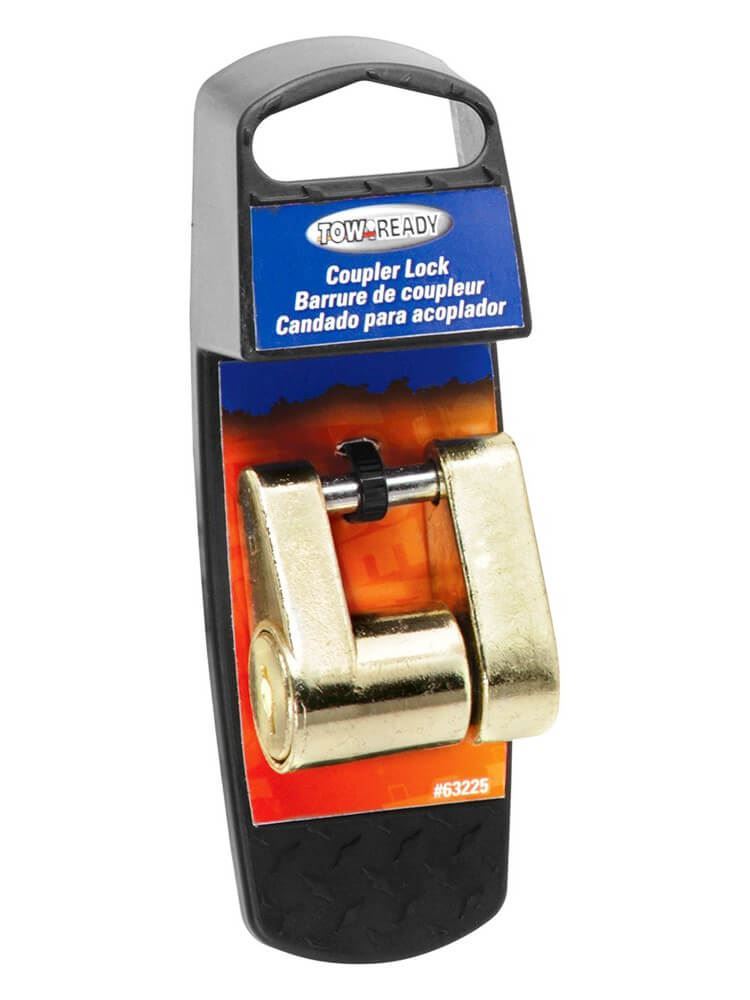 Trailer Coupler Lock, 3/4" Span, 1/4" Diameter Pin | Tow Ready 63225|