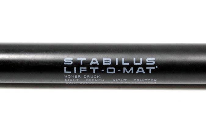 14.5 in. 45 lbs. gas charged lift support | Stabilus Lift-o-Mat 082686|