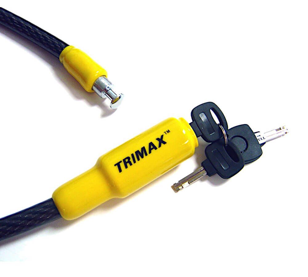 Trimaflex Integrated Keyed Cable Lock 32" x 15mm | Trimax TQ1532|