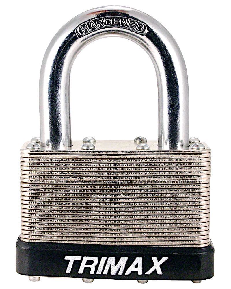 Dual Locking 40mm Steel Padlock 4 Pack, Keyed Alike | Trimax TLM4100|