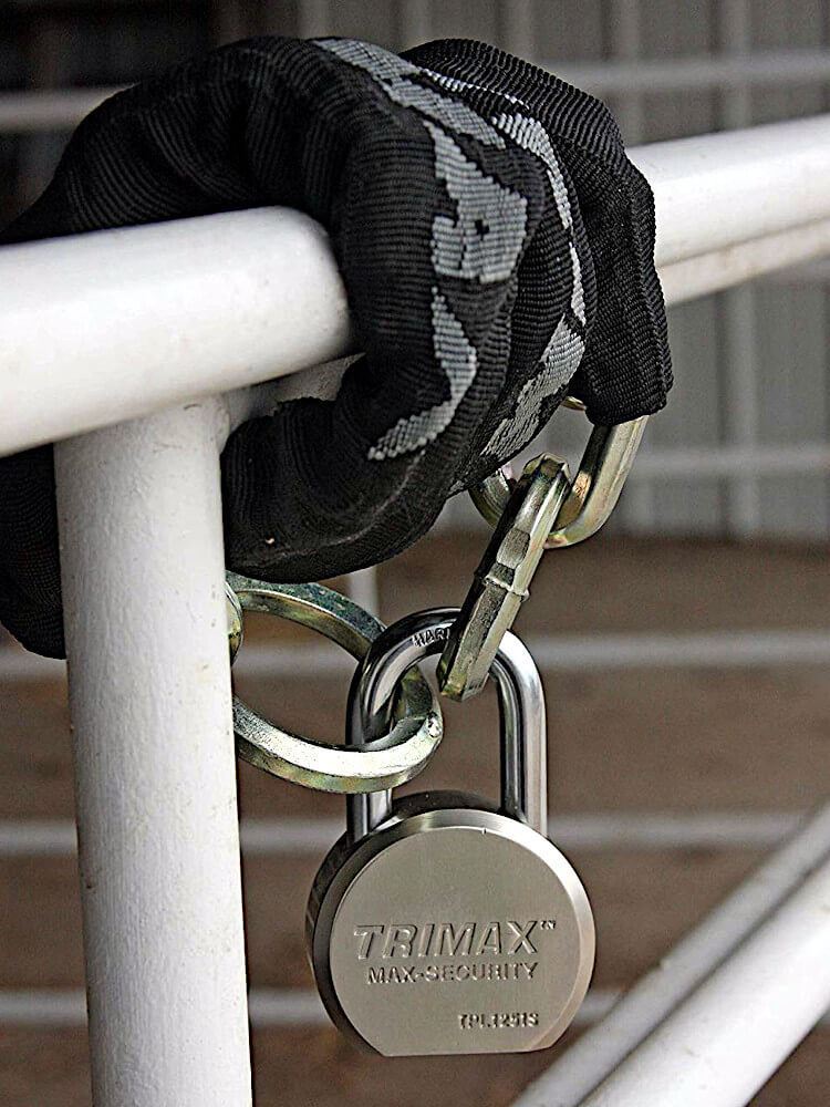 Hardened 64mm Solid Steel Padlock, 1.25" x 11mm Shackle | Trimax TPL1251S|