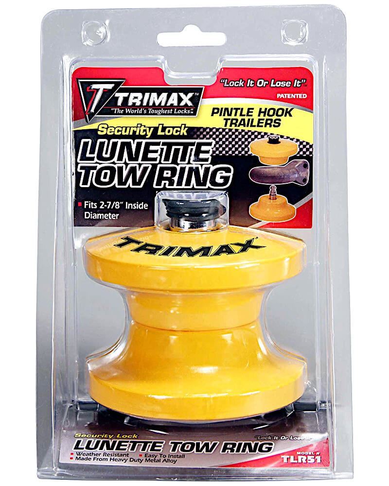 Lunette Tow Ring Lock for Pintle Hook Trailers | Trimax TLR51|