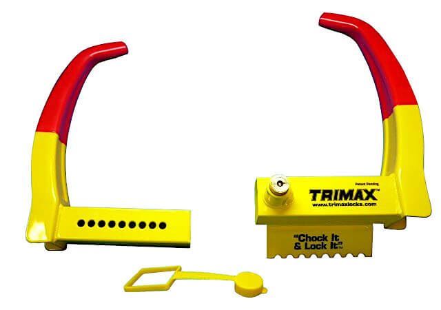 Deluxe Universal Chock Lock Dual Action Wheel Lock | Trimax TCL75|