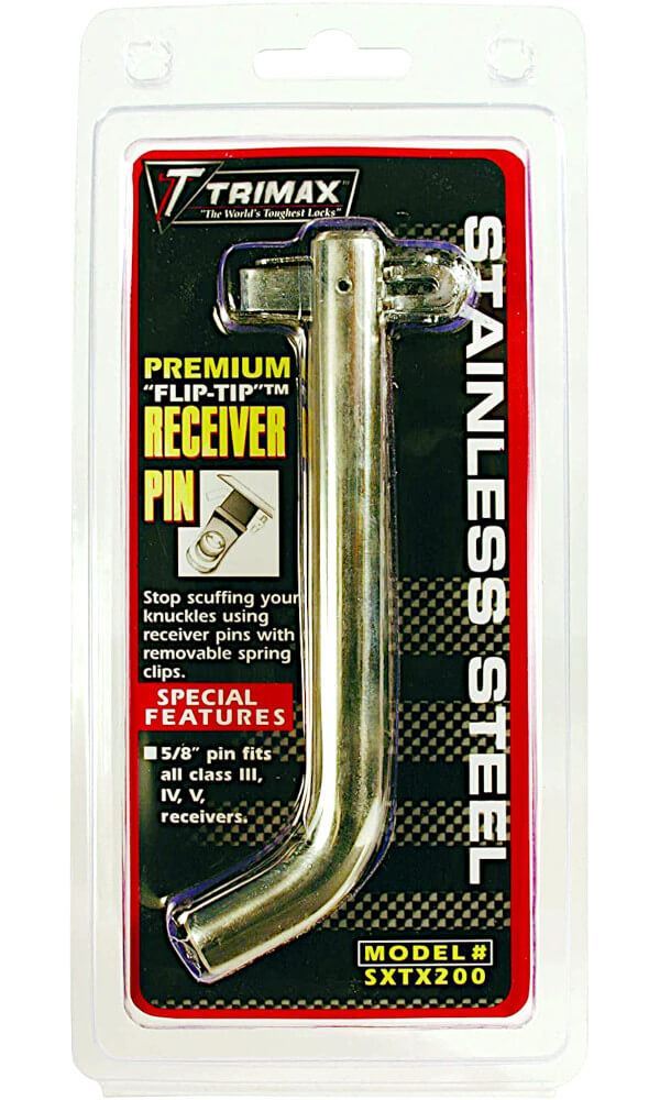 Stainless Steel Premium 5/8" Flip-Tip Receiver Pin | Trimax SXTX200|