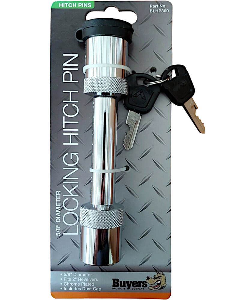 Locking 5/8" Bone Style Trailer Hitch Pin Assembly | Buyers BLHP300|