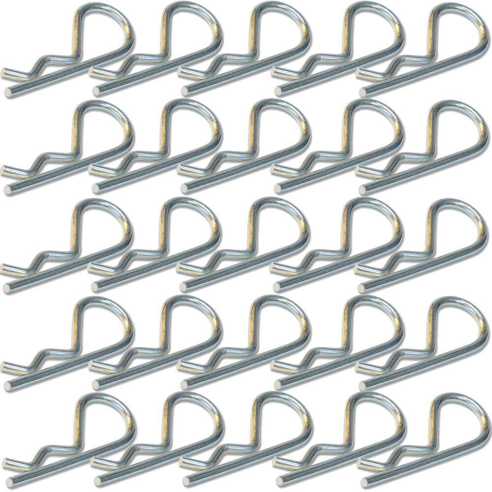 Steel Cotter Hair Pin 0.1" x 1.2" 10 Pack | Pivot Point HAIR-4,